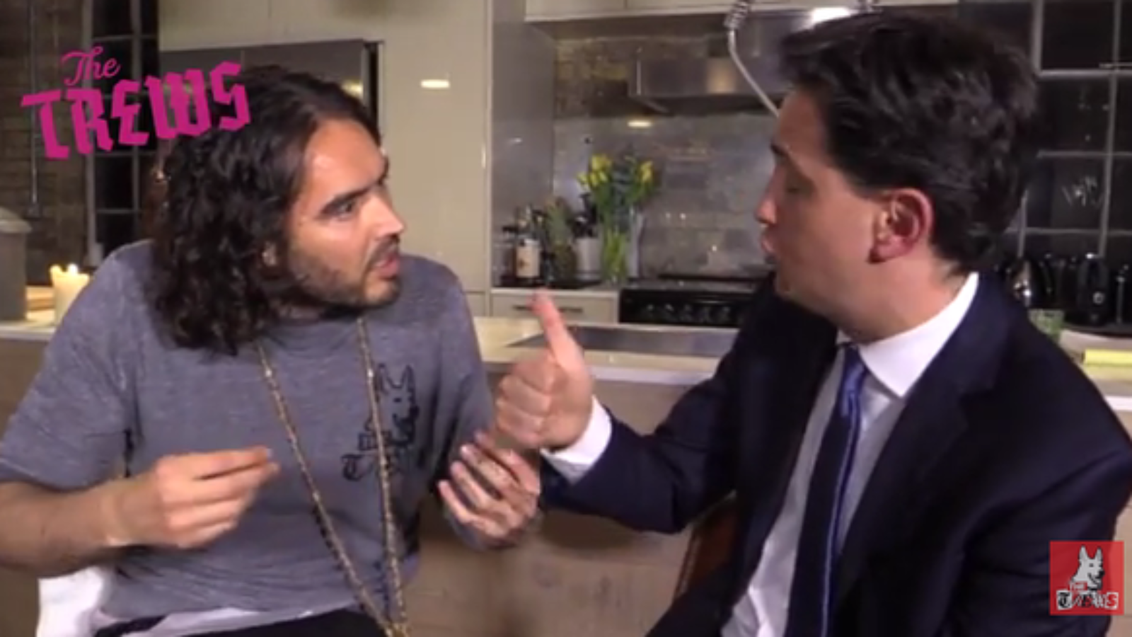 "You've gotta vote Labour" - Russell Brand endorses Ed Miliband ...