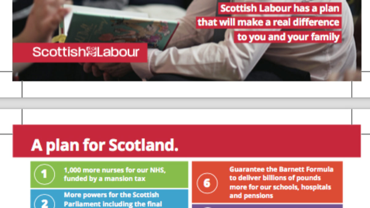 Scottish Labour launches election pledge card - LabourList