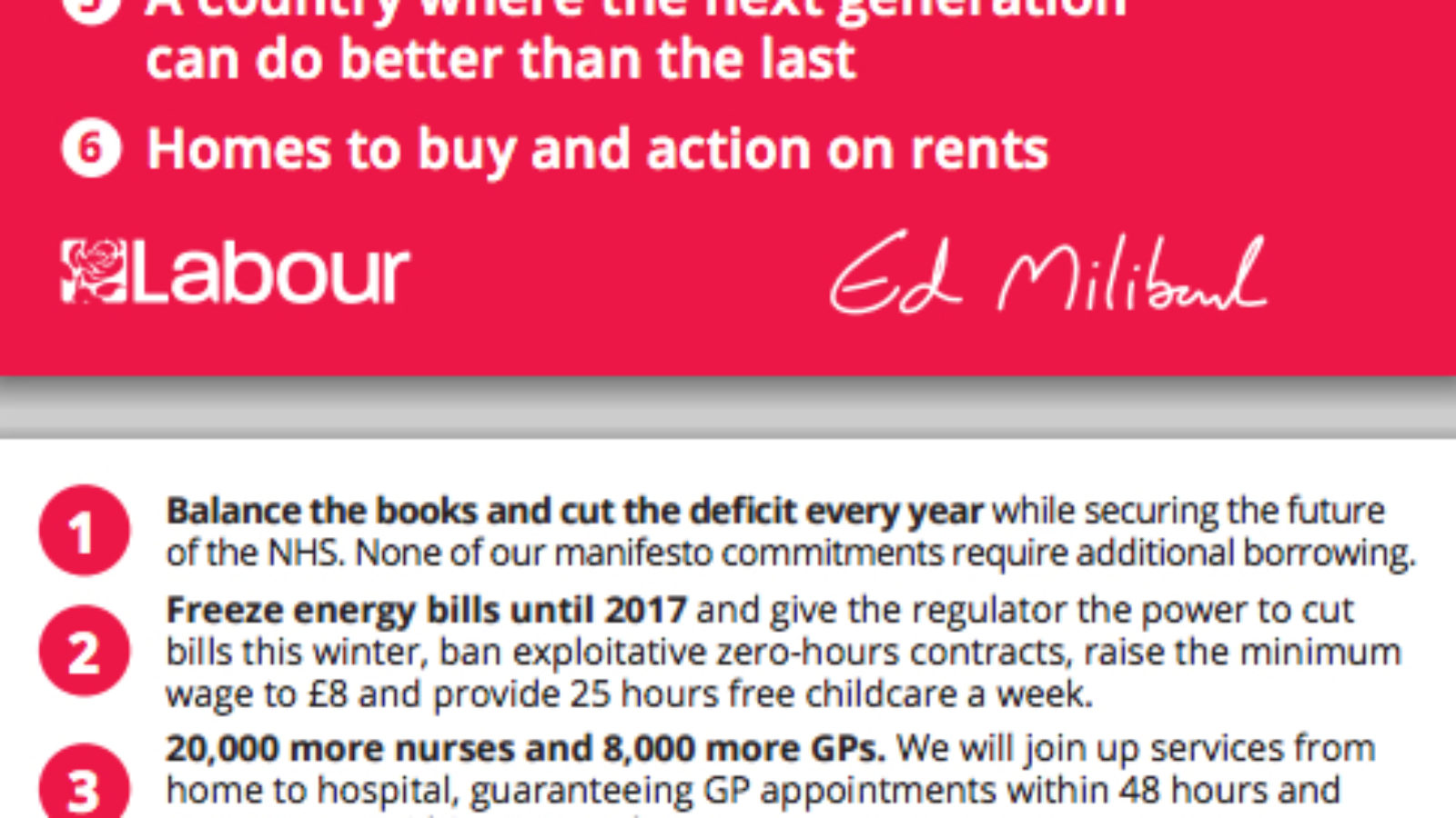 Revealed: Labour adds sixth pledge to the pledge card - and it's on ...