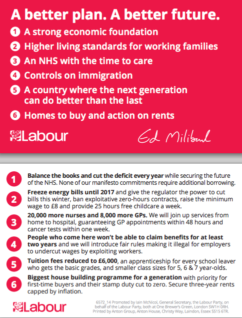 Revealed: Labour adds sixth pledge to the pledge card - and it's on ...