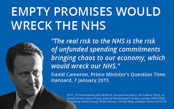 Labour releases Tory "pledge card" ahead of Cameron's manifesto launch ...