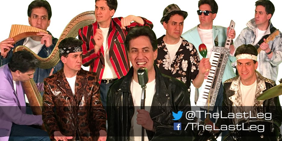 The Ed Mili-Band? Ex-Labour leader dons incredible outfits for 80s pop ...