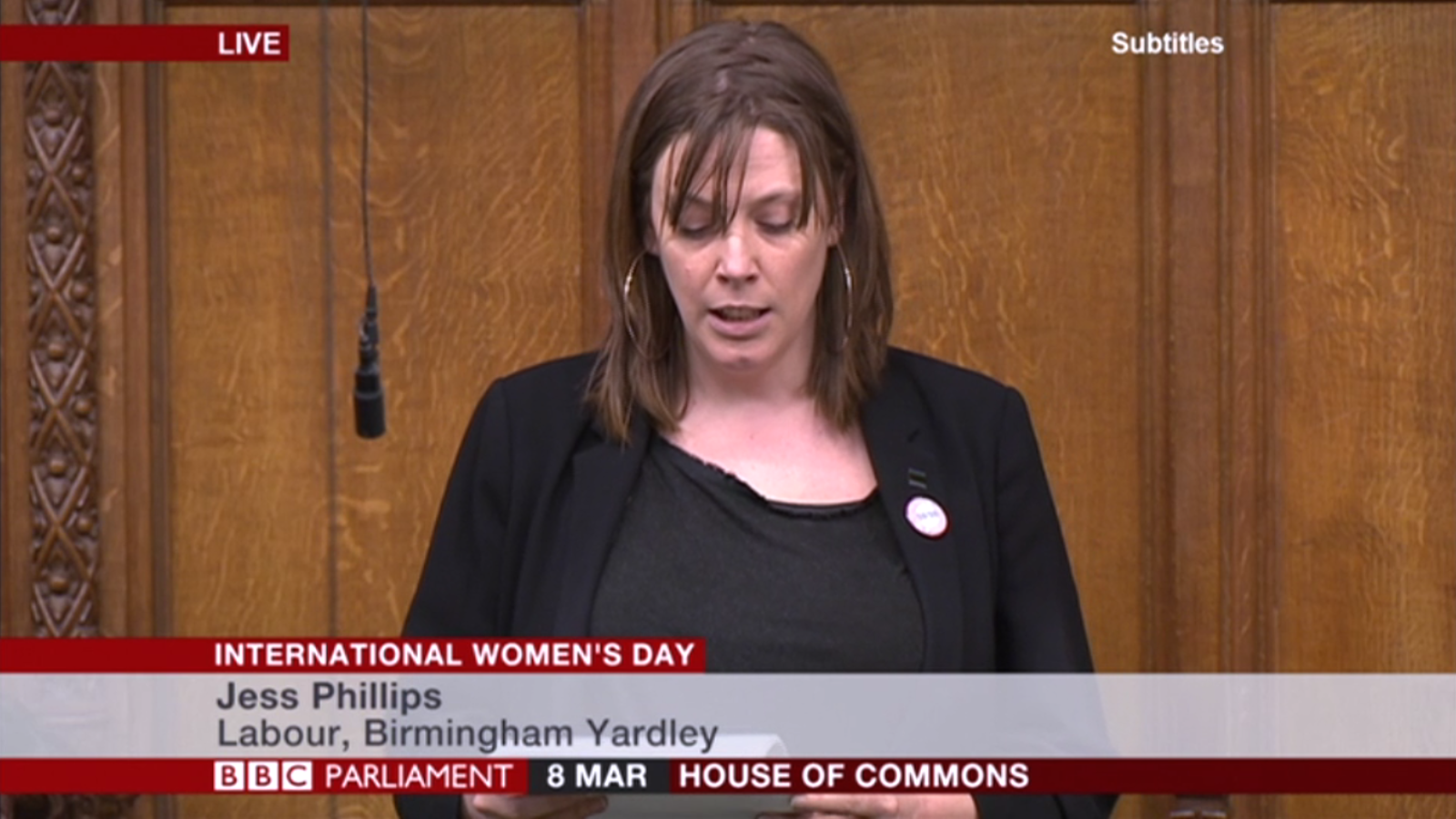 WATCH: Jess Phillips names UK women killed by men over last year ...
