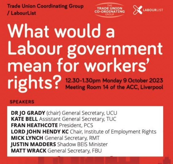 LabourList events – Labour annual conference 2023 - LabourList | Latest ...