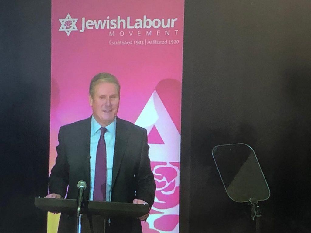 Keir Starmer thanks Jewish Labour Movement members for "saving the party"