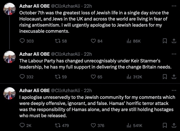 Azhar Ali: Who is Labour's former Rochdale candidate, what did he say ...