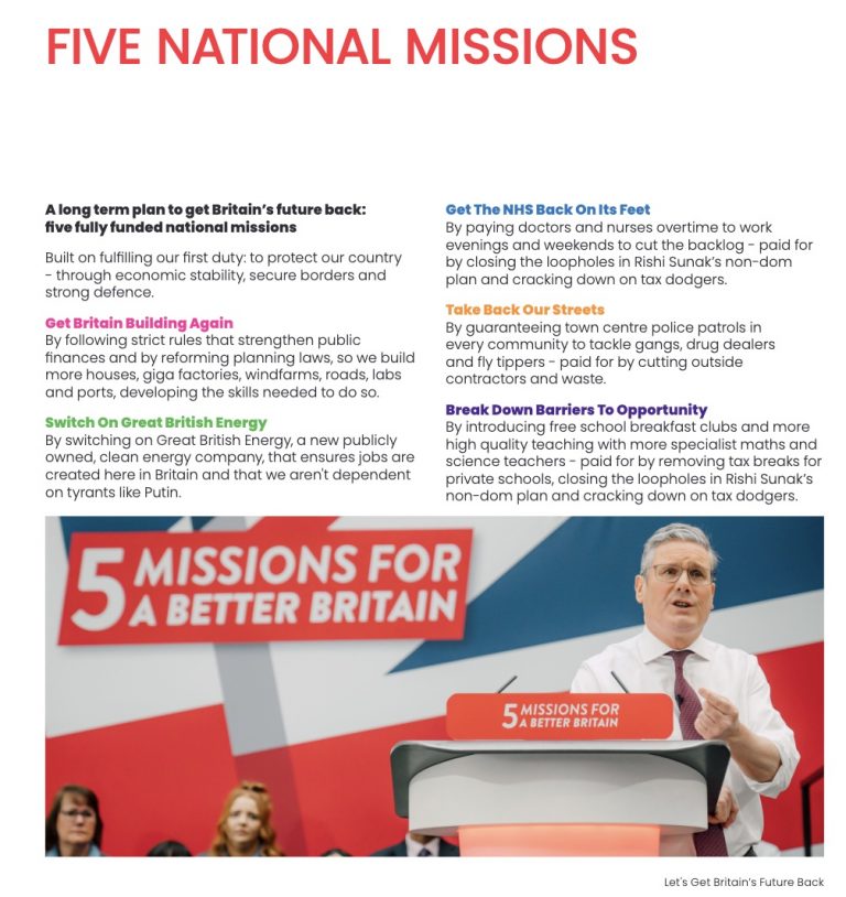 Labour Party election manifesto 2024: Key current policies at a glance ...