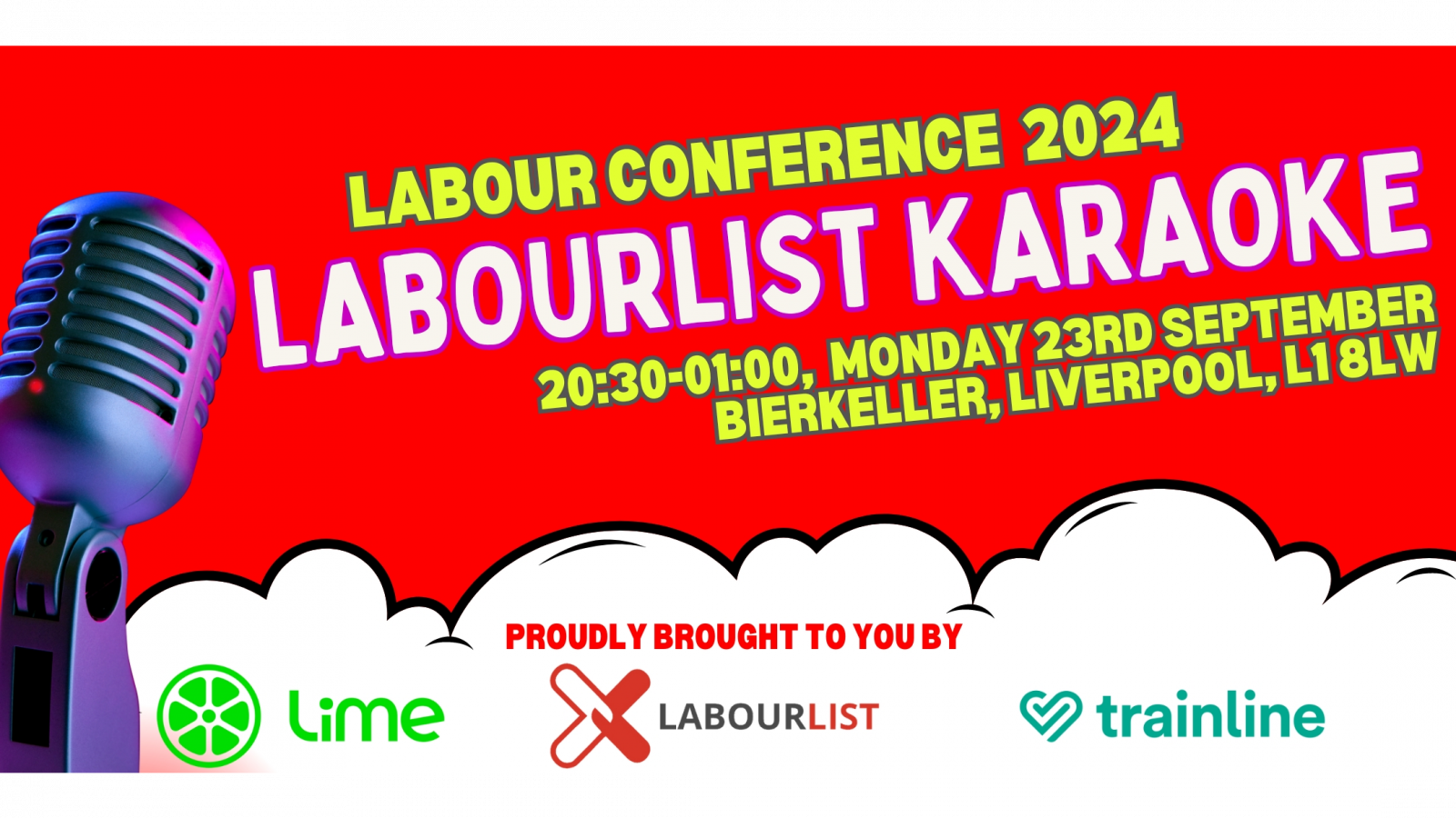 LabourList Karaoke & DJ Night @ Labour Conference 2024 - with Lime and ...