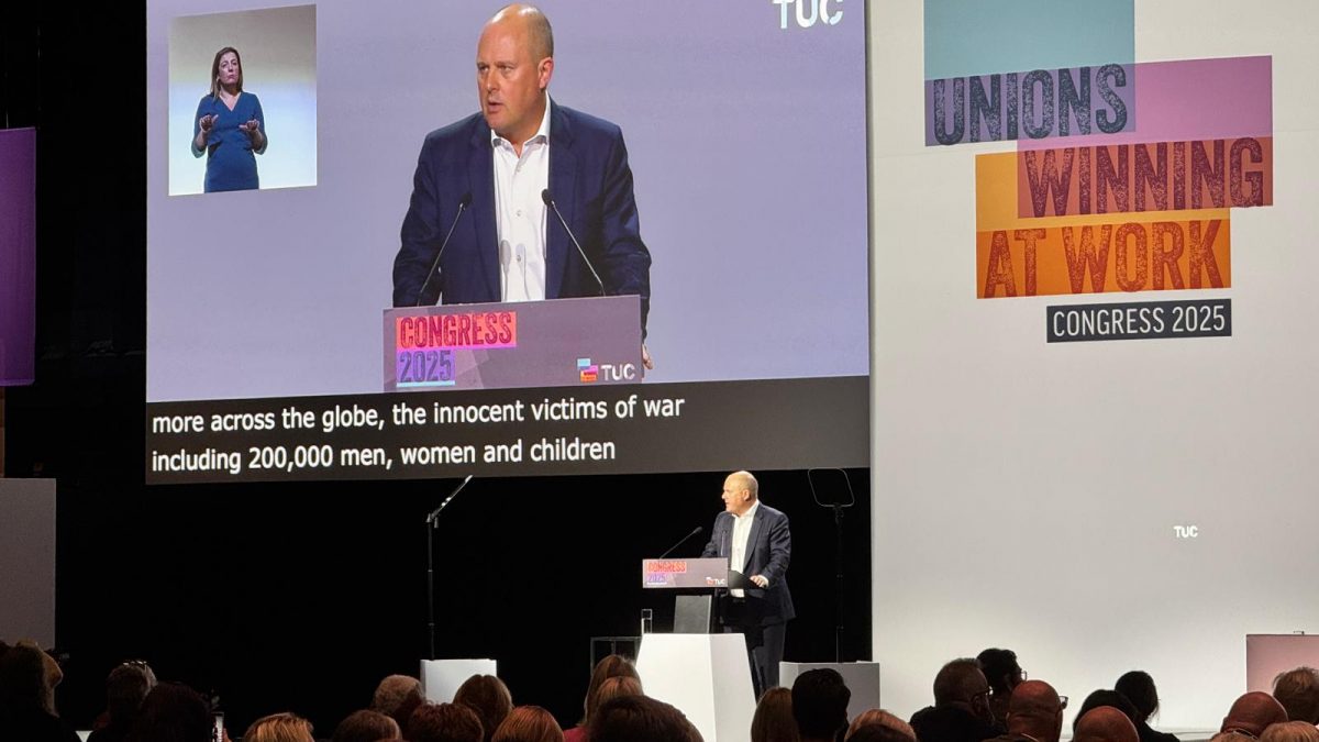 TUC Congress: Paul Nowak challenges Farage and demands windfall tax on ...