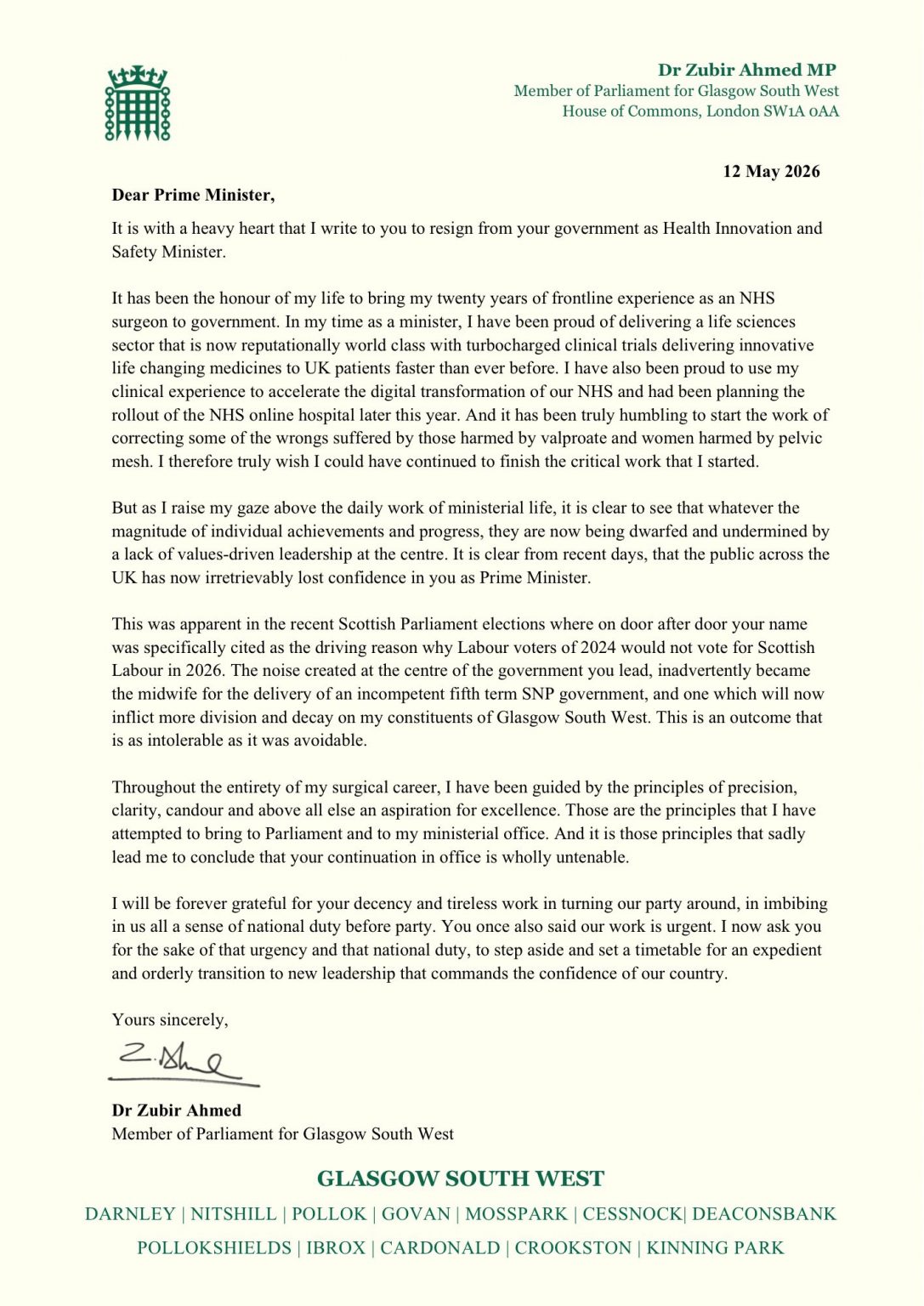 LIVE UPDATES: Government resignations - LabourList